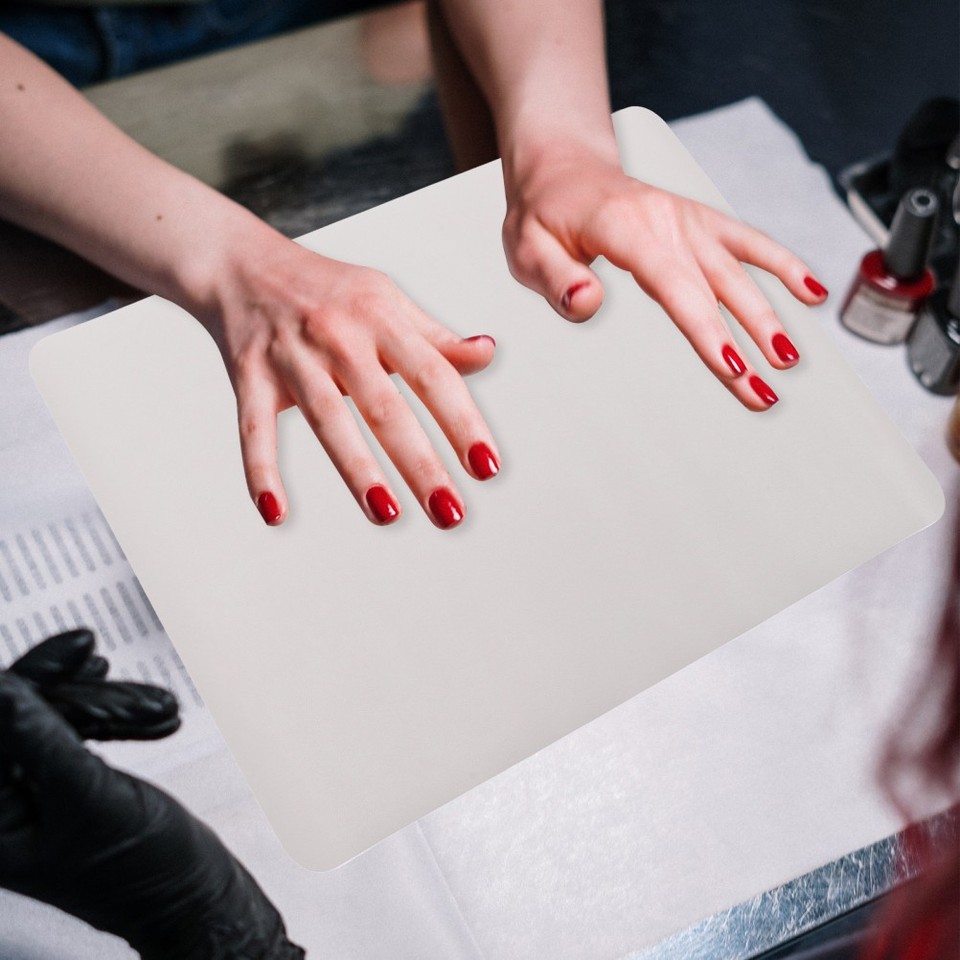 Desk Pad Protector Computer Mouse Pad Laptop Nail Table nail mat | eBay UK