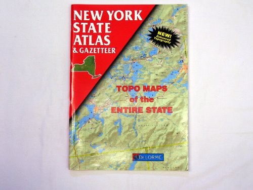 NEW YORK STATE ATLAS AND GAZETTEER (STATE ATLAS & By Delorme Mapping ...