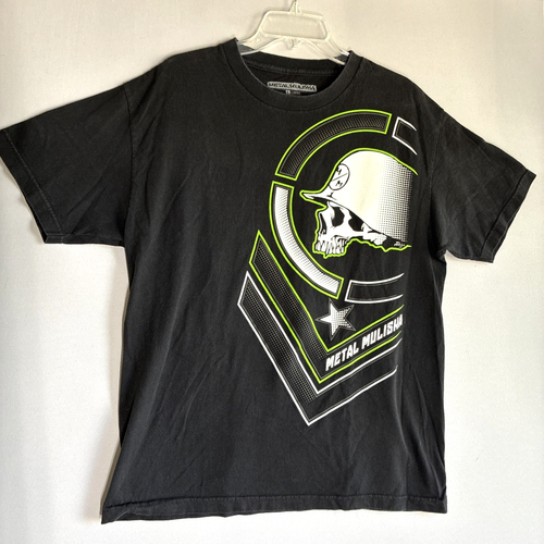 Metal Melisha Graphic Black Size Large Short Sleeve T-shirt | eBay