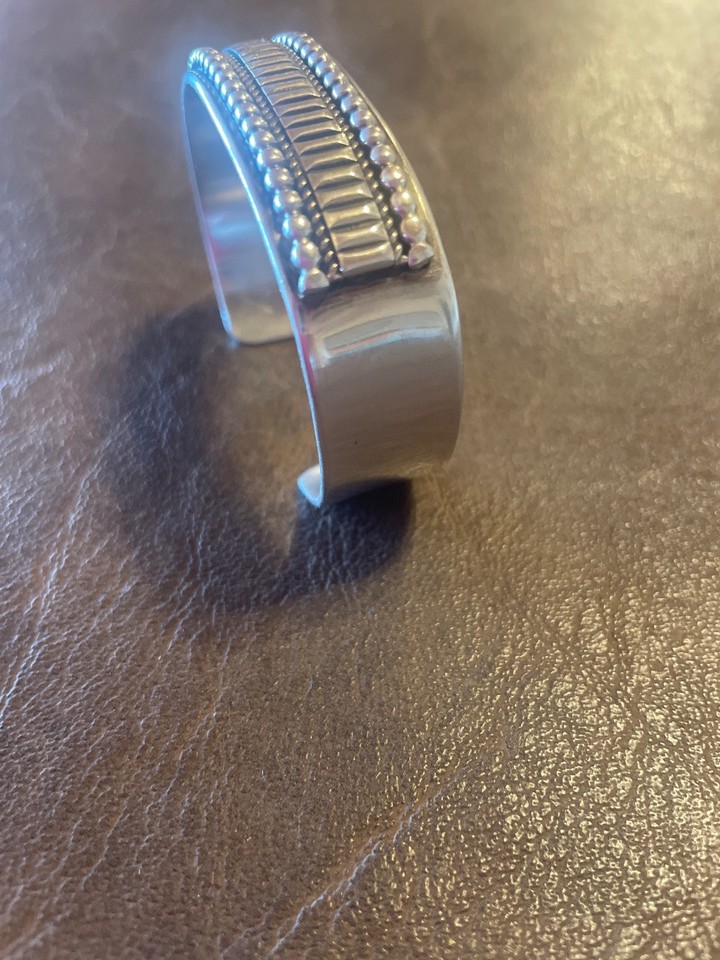 Ron Y Yazzie 37.9 grams Native American Southwest Sterling Silver ...