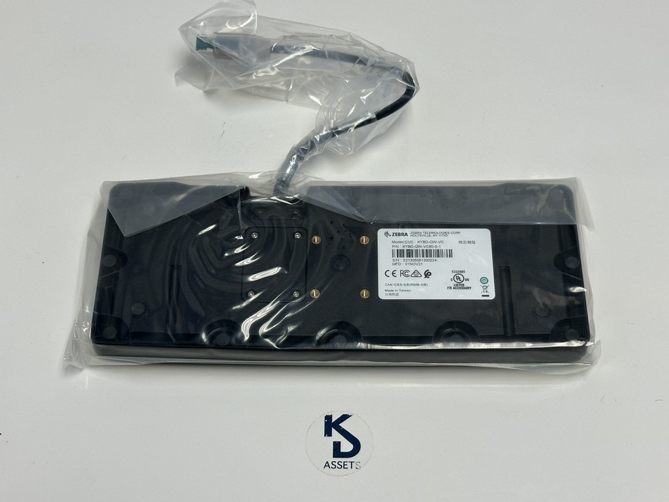Zebra KYBD-QW-VC80-S-1 Keyboard w/ 22cm Cable for VC80 | eBay