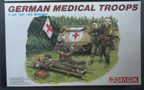 Dragon 6074 German Medical Troops 1:35 Scale Model Kit 1/35 Series ...
