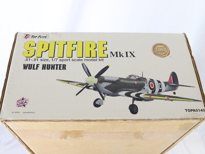 Top Flite Gold Spitfire Mk Ix Wulf Hunter 1/7 Scale 63" Wingspan ...