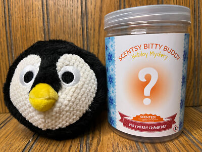 Scentsy ~ Bitty Buddy ~ “Holiday Mystery” ~ Very Merry Cranberry Scent ...