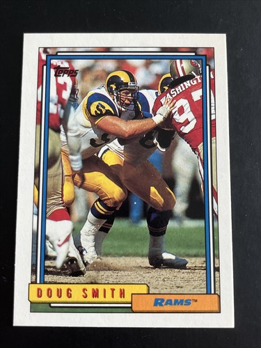 1992 Topps Gold #164 Doug Smith Los Angeles Rams C5 | eBay