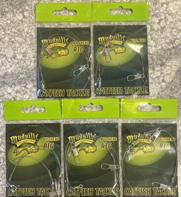 5 Packs Mudville Catmaster Bullhead Catfishing Rigs | eBay