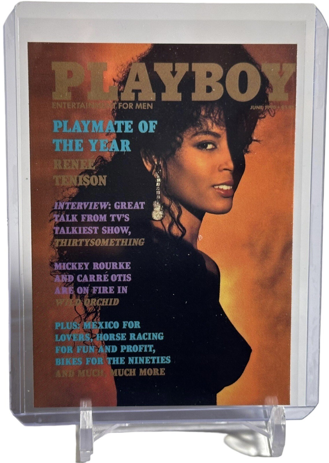 Renee Tenison Playboy Playmate Of The Year Trading Card #1PY W/Top ...