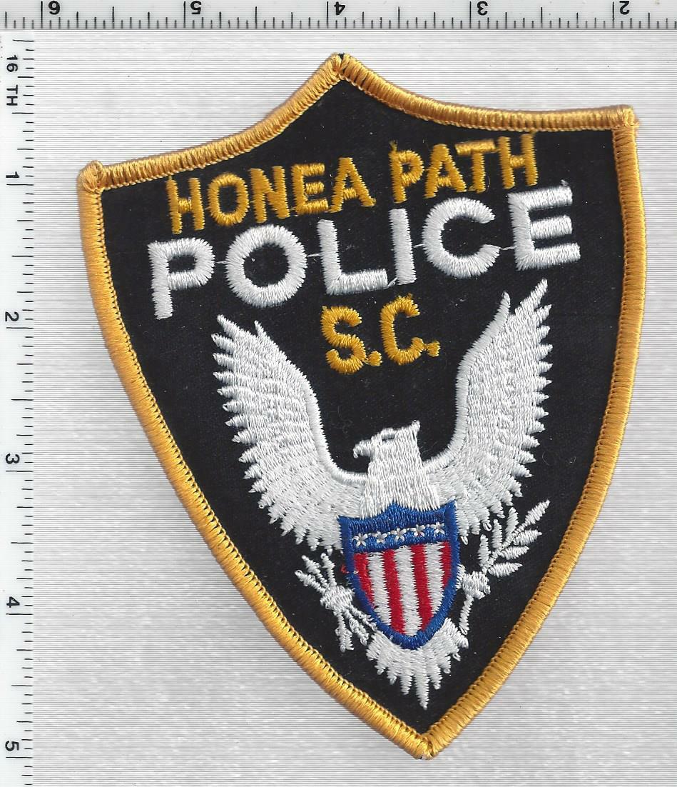 Honea Path Police (South Carolina) 2nd Issue Shoulder Patch | eBay