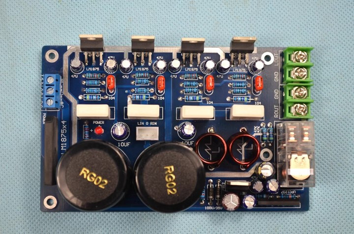 LM1875 2.0 Amplifier Board with C1237 BTL Circuit Protection 50W+50W ...