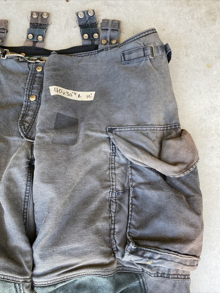 Firefighter Janesville Lion Apparel Turnout Bunker Pants 40 X 30 2012 ...