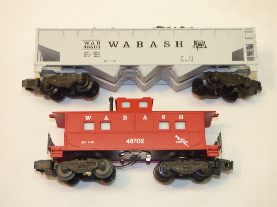 American Flyer Wabash Freight Set 2 PA-1 Diesel Engines & 6 Train Cars ...