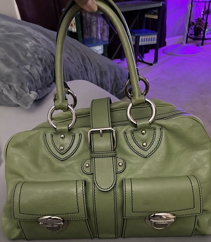 MARC JACOBS Sap Green Calfskin Leather Venetia Handbag | eBay