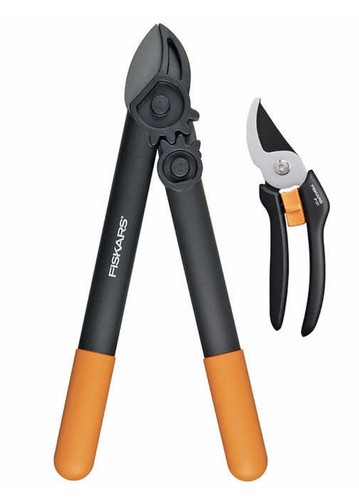 Fiskars 15 inch Lopper and Hand Pruner Set | eBay