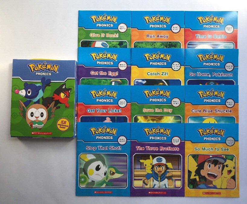Pokemon Phonics Childrens Books Learning to Read Early Readers Lot 12 ...