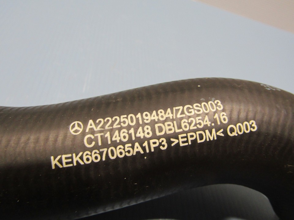 GENUINE MERCEDES S CLASS W222 RADIATOR/COOLANT HOSE P/N A2225019484 REF ...