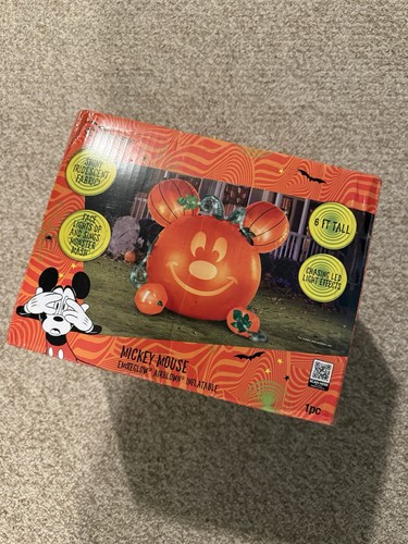 Disney Mickey Mouse Halloween 6 Ft Emoteglow Airblown Inflatable Yard ...