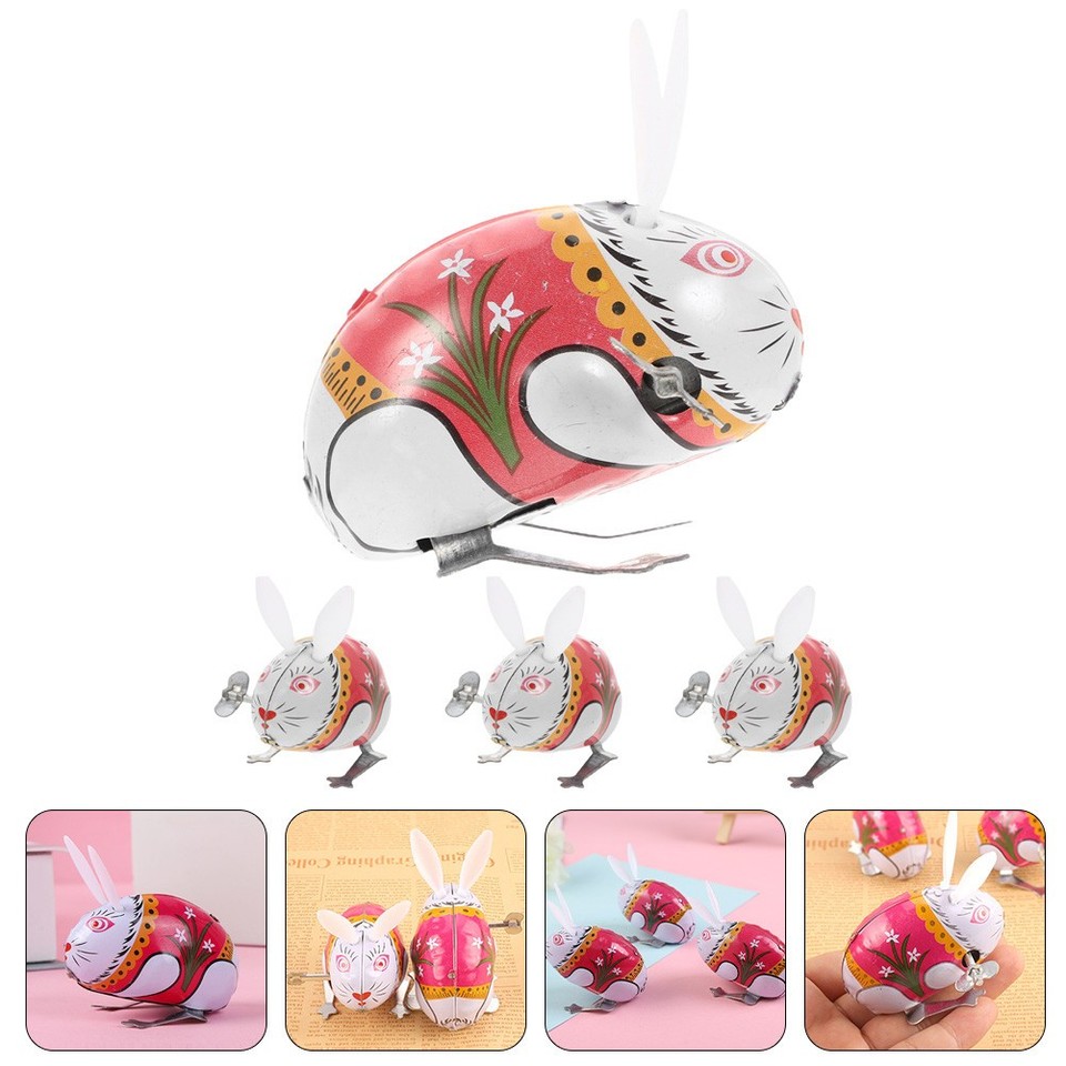 4 Pcs Toddlers Clockwork Toys Animal Wind up Easter Gifts for Kids ...