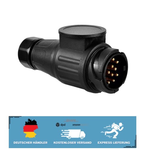 Hochwertiger 13-poliger Stecker für Anhänger und Wohnmobile – Einfache ...
