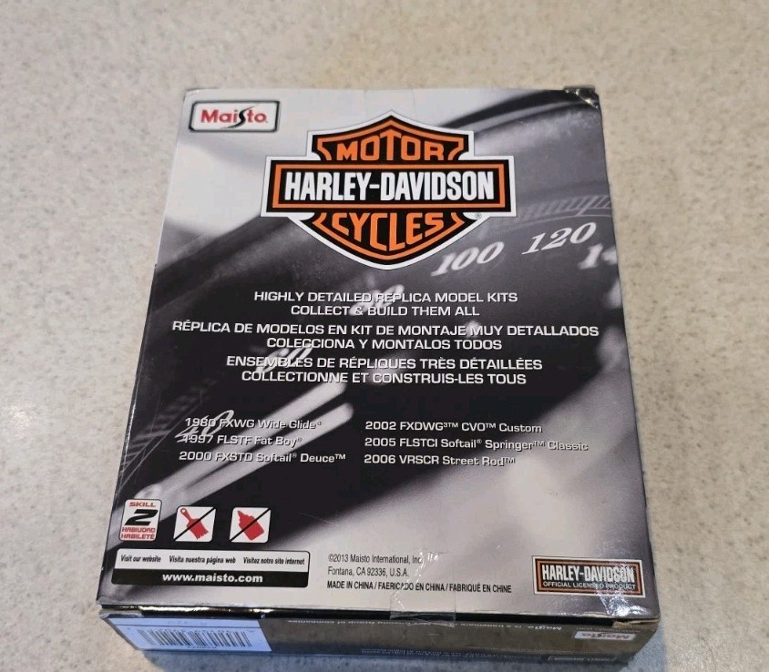 2006 HARLEY CUSTOM VRSCR STREET ROD VINTAGE 2013 MAISTO MOTORCYCLE ...