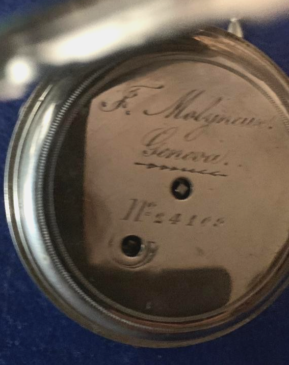 57mm Antique Silver Memento Mori KW KS Pocket Watch Serviced, running w ...