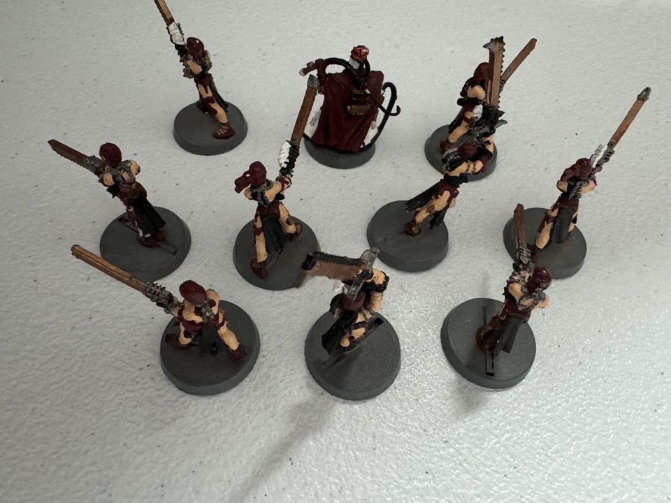 Warhammer 40K Adepta Sororitas Sisters Repentia x10 OOP metal good cond ...