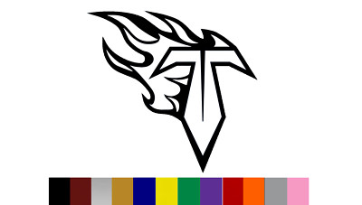 Tennessee Titans Football Flames Vinyl Decal Sticker NFL Car Window ...