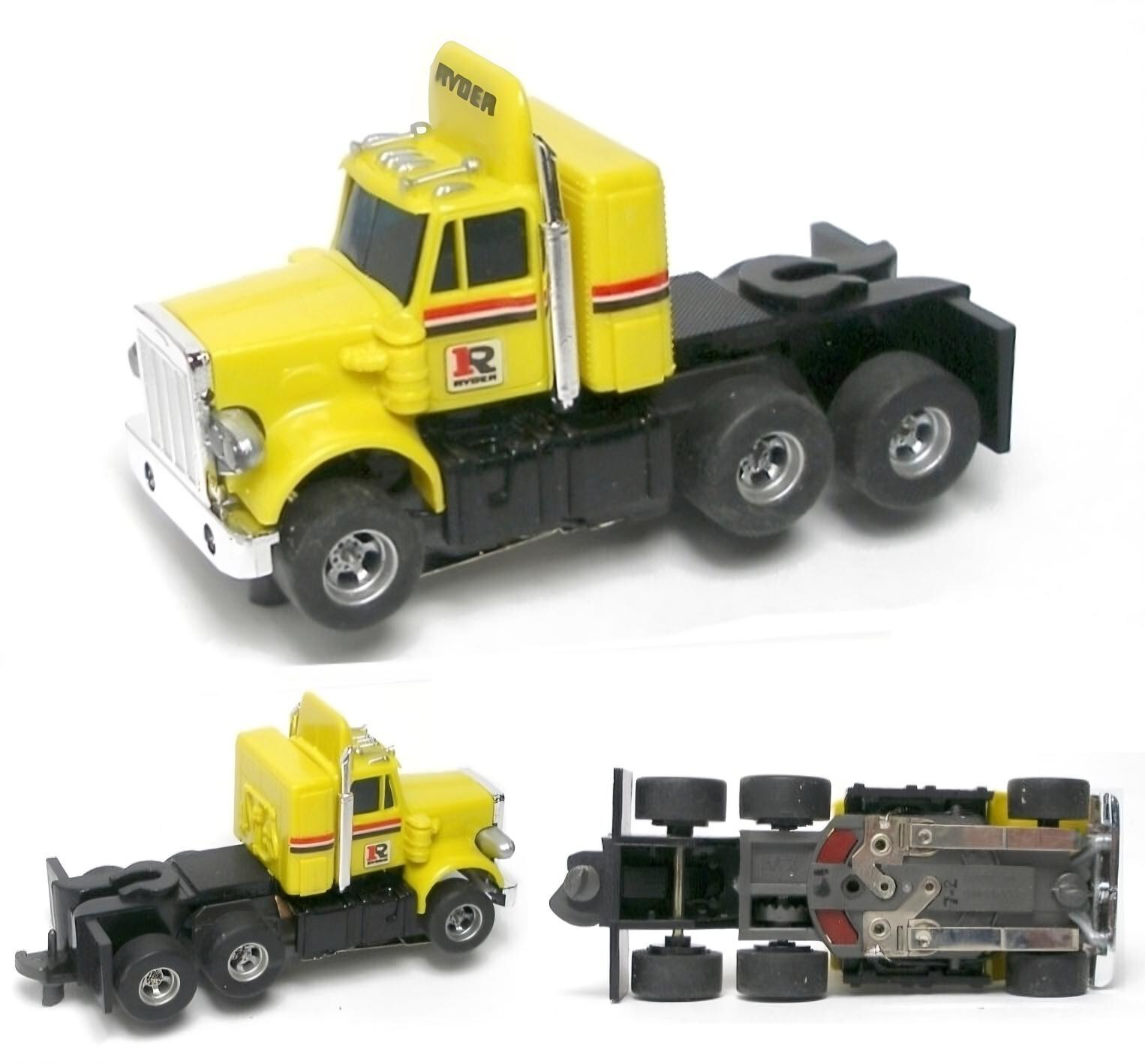 1pc 1982 Aurora AFX Magnatraction HO Slot Car Peterbilt Truck Tractor ...