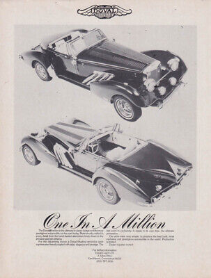 One In A Million: Doval Shadow Roadster ad 1981 NYAS | eBay
