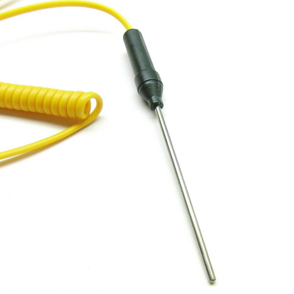USA K-Type Thermocouple Probe Digital Thermometer Steel Sensor Spiral ...