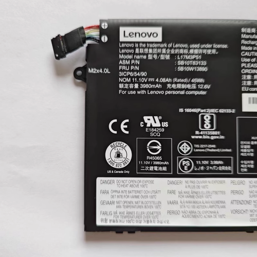 OEM 45Wh 01AV445 Battery For Lenovo ThinkPad E580 L17C3P51 L17M3P52 ...