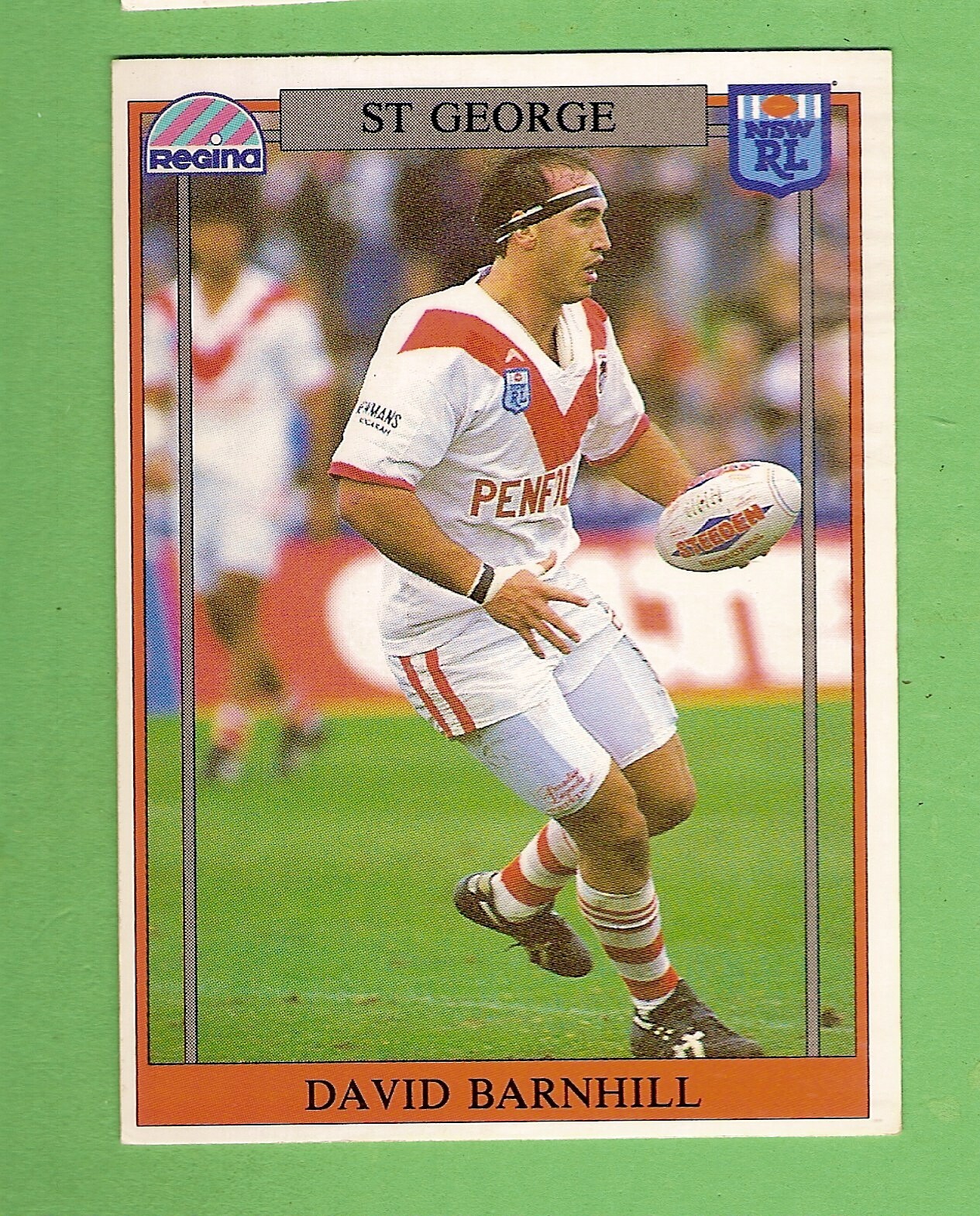 1993 RUGBY LEAGUE CARD #65 DAVID BARNHILL, ST GEORGE DRAGONS | eBay ...