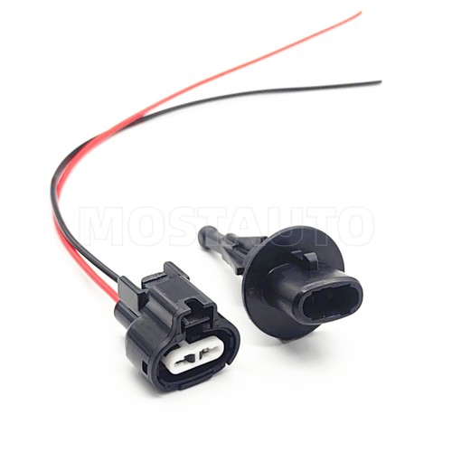 89424-12010 Air Intake Temperature Sensor W Connector For Toyota Mazda ...