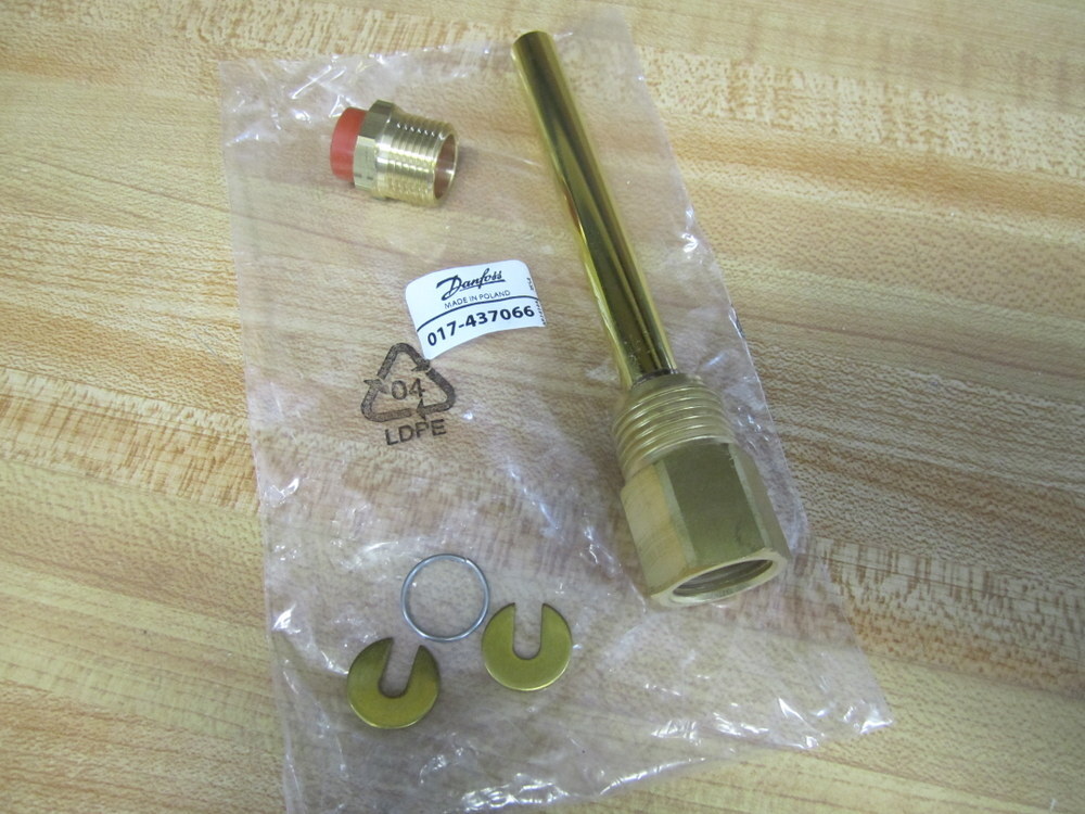 Danfoss 017-437066 Brass Sensor Pocket 017437066 (Pack of 3) | eBay