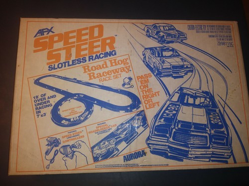 Vintage, 1979, Aurora, AFX, Speed Steer, Racing set, Road Hog Raceway ...