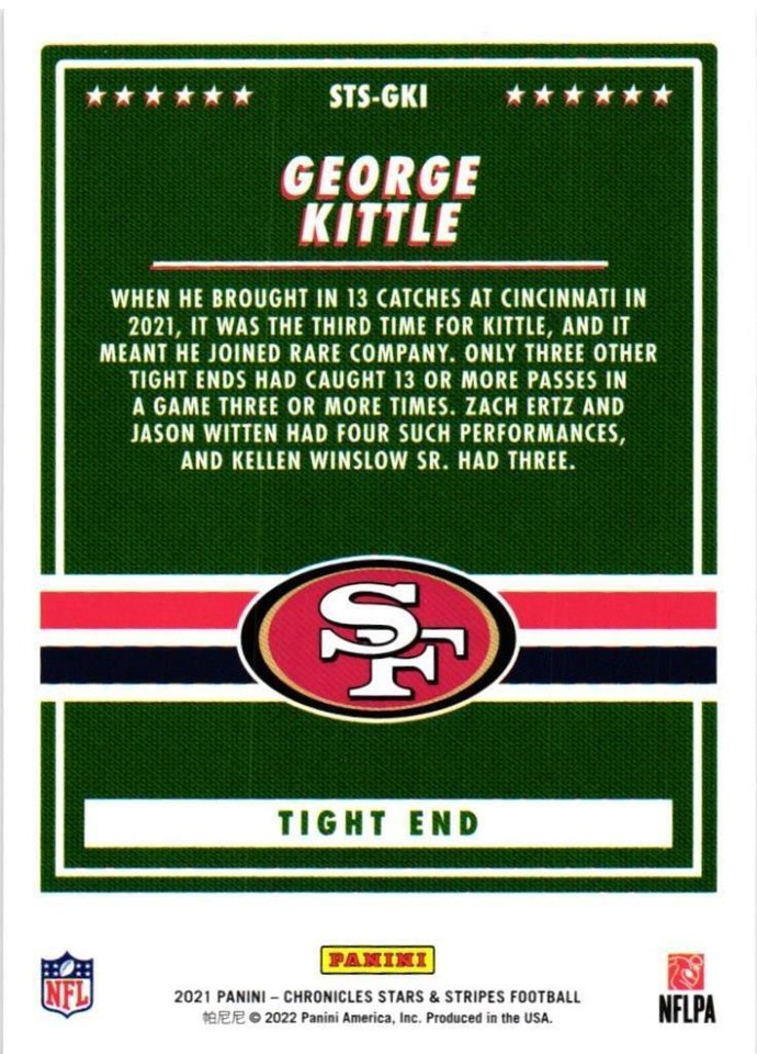 GEORGE KITTLE Card #STS-GKI ***See Photos FREE SHIPPING B15R1S3P4 | eBay