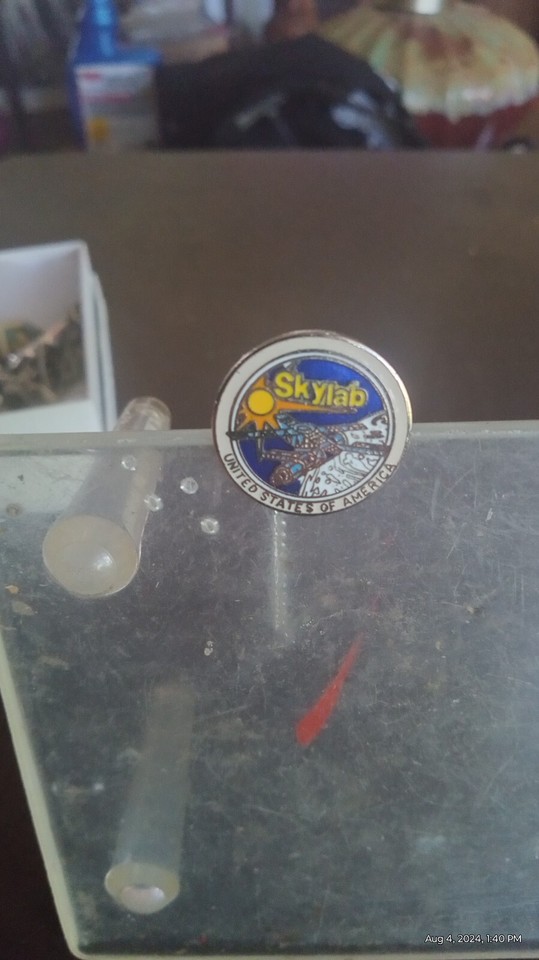 Vintage SKYLAB TIE TACK/PIN SPACEAGE ENT. HOUSTON Mint | eBay