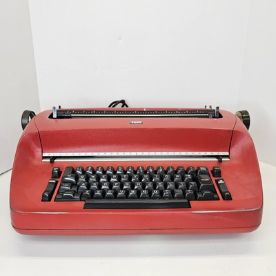 Red Vintage IBM Selectric Model 71 Golf Ball Electric Typewriter PARTS ...
