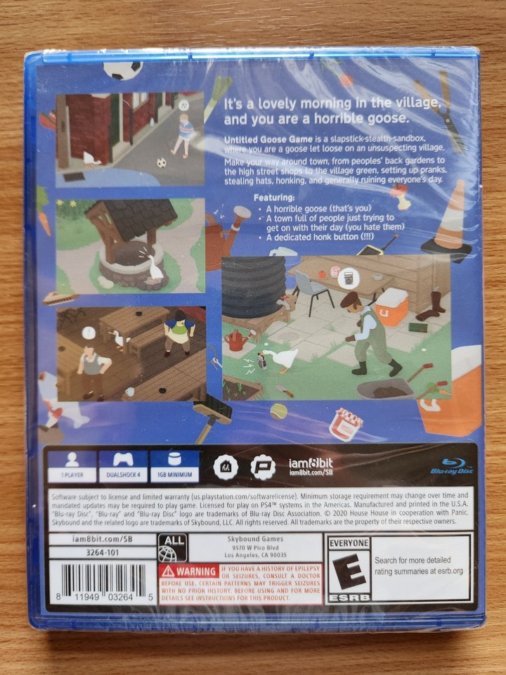 Untitled Goose Game - Sony PlayStation 4, PS4, Brand New, Sealed ...
