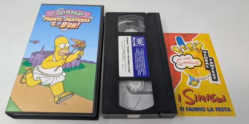 The Simpsons Italian Italy VHS Cassette Tape On Your Marks Get Set D'oh 2000 VTG | eBay