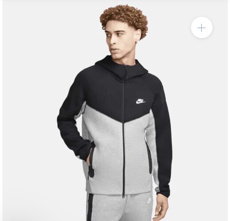 Nike Men's XS Tech Fleece Windrunner Full-Zip Hoodie … - Gem