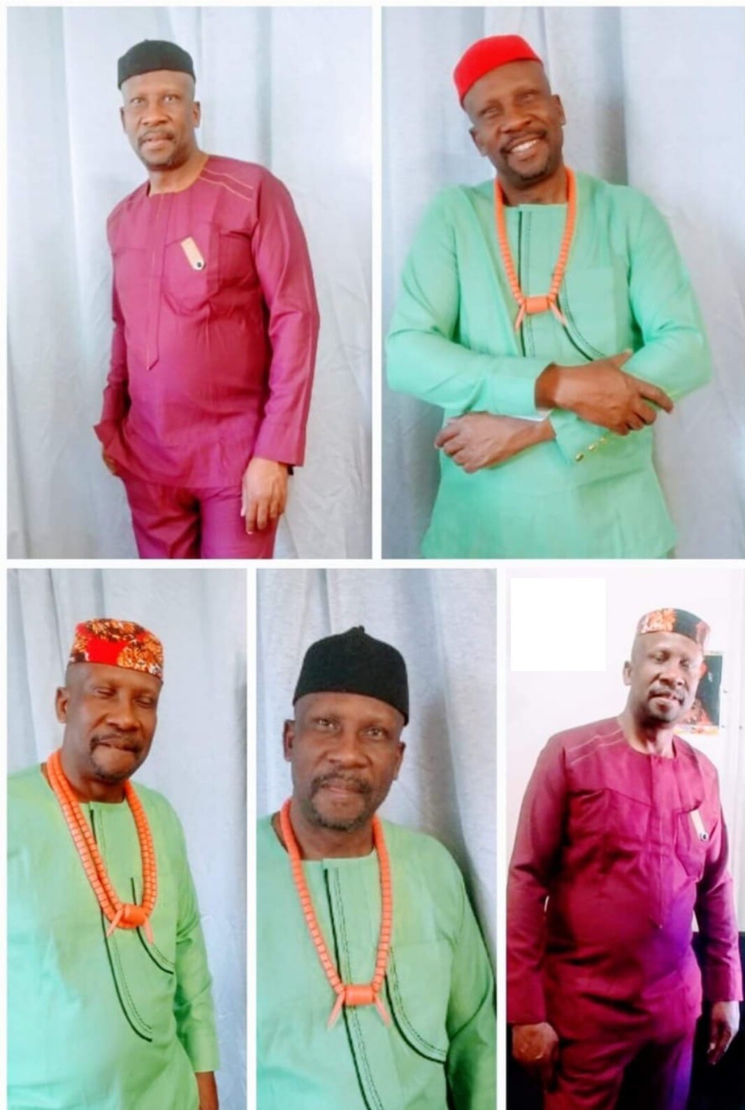 Traditional Igbo Nigerian wedding Ichie Ozo Velvet Isiagu Hat Cap .. | eBay