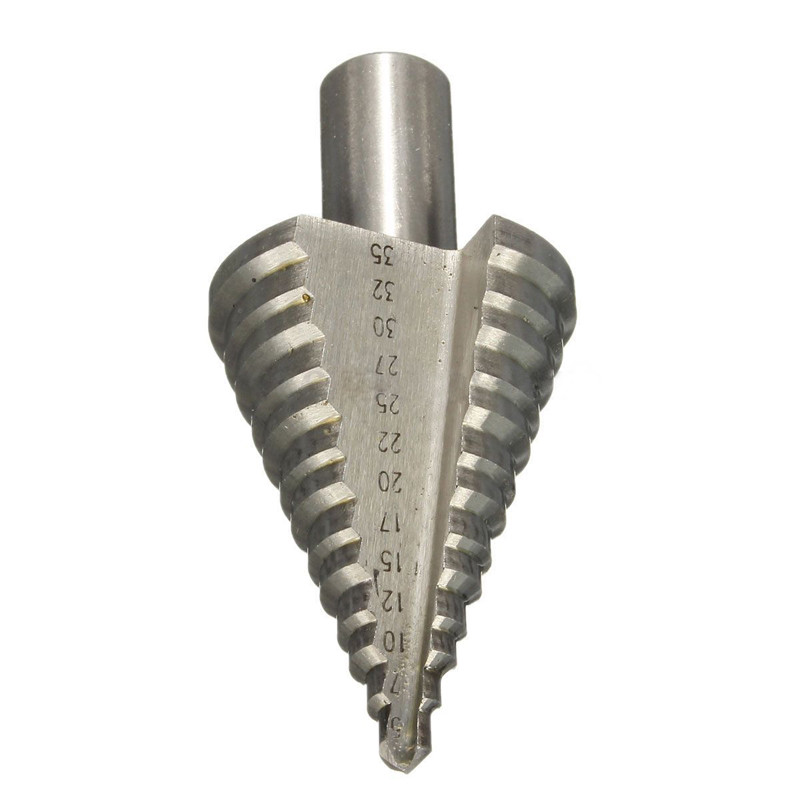 5-35mm Large HSS Step Cone Drill Bit Metric Industrial Reamer Drilling ...