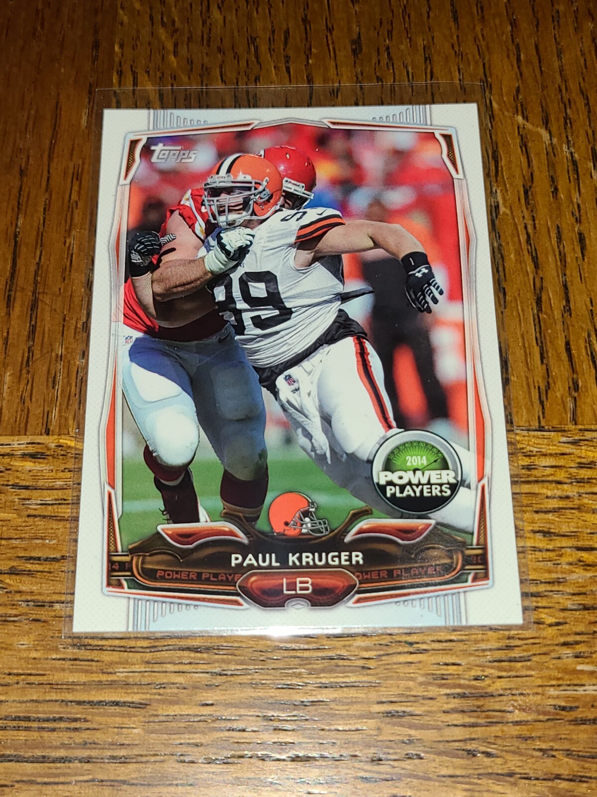 BROWNS PAUL KRUGER 2014 TOPPS POWER PLAYERS #PP-165 | eBay