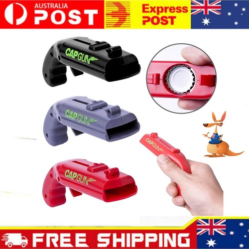 Gun Plastic Beer Bottle Opener Cap Launcher Party Drinking Game Top ...