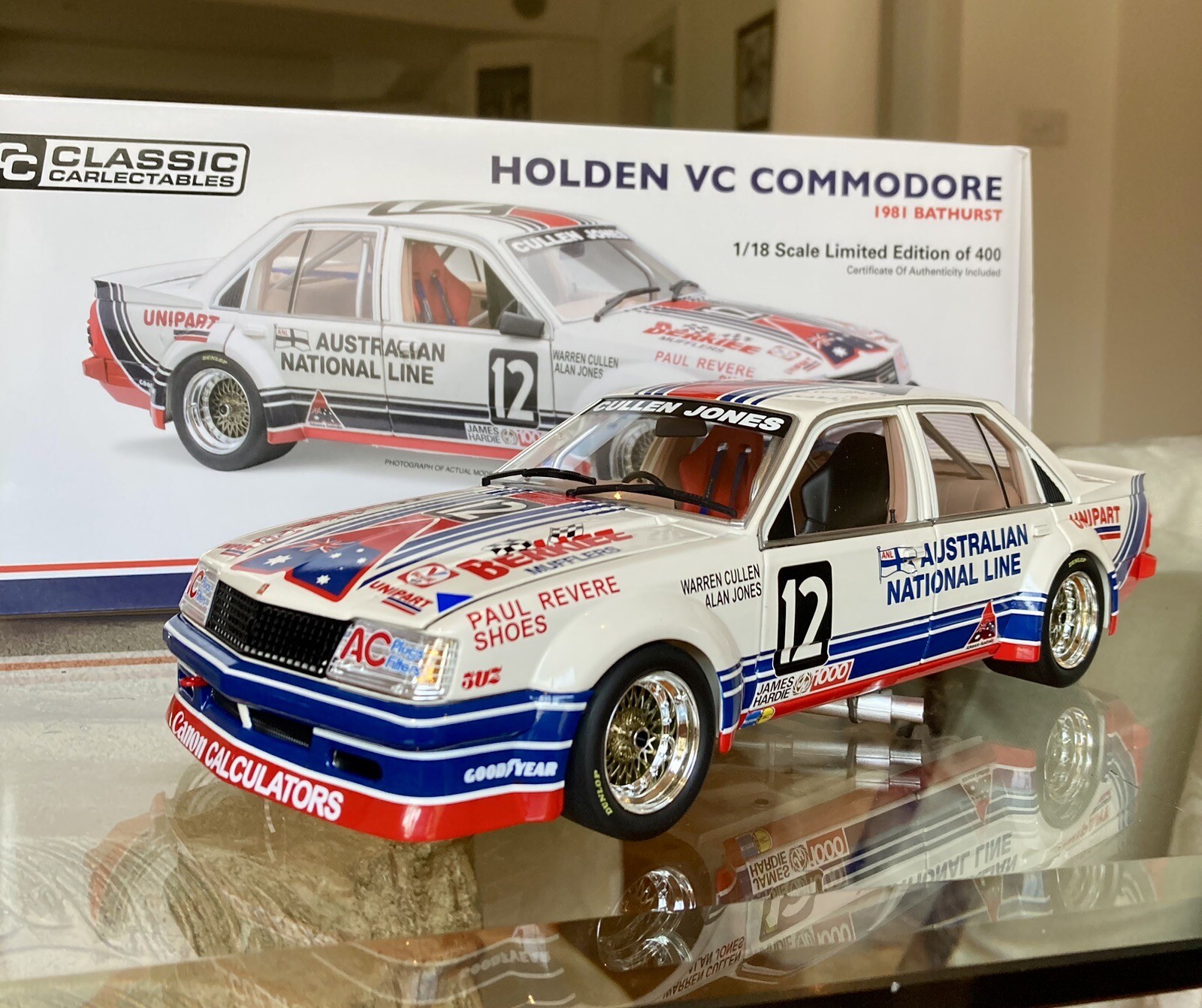 Classic 1:18 Holden VC Commodore Jones Cullen Bathurst 1981 Model Car ...