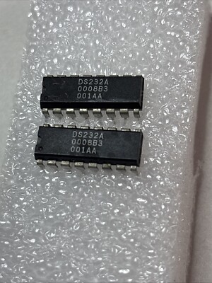 Pair DS232A RS-232 Transmitter Receiver 16-pin IC Chip @CPUCY | eBay