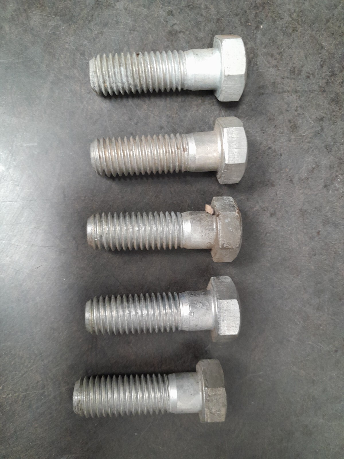 5- 5/8 x 2" Hex Socket Cap Head Hollow Bolts with 3/8" Hole Thru Bolt ...