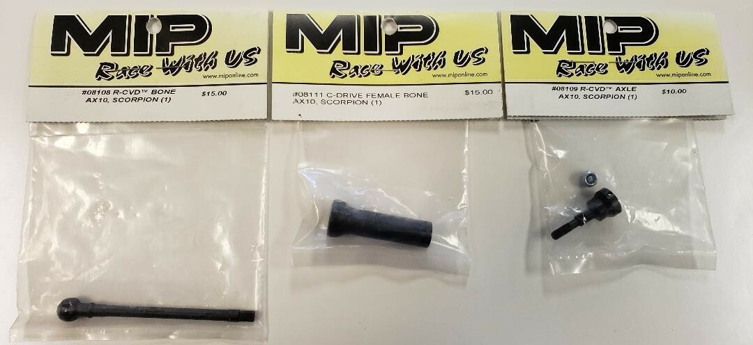 Axial AX10 Parts, Axial AX10 MIP Parts, MIP08111, MIP08109, MIP08108 ...