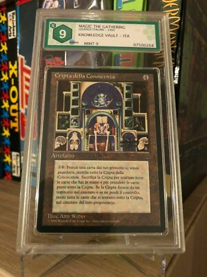 KNOWLEDGE VAULT LEGENDS ITA GRADED 9 MAGIC THE GATHERING MTG | eBay