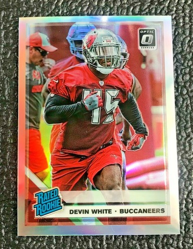 🔥DEVIN WHITE 2019 DONRUSS OPTIC SILVER PRIZM RATED ROOKIE CARD!🔥 ...